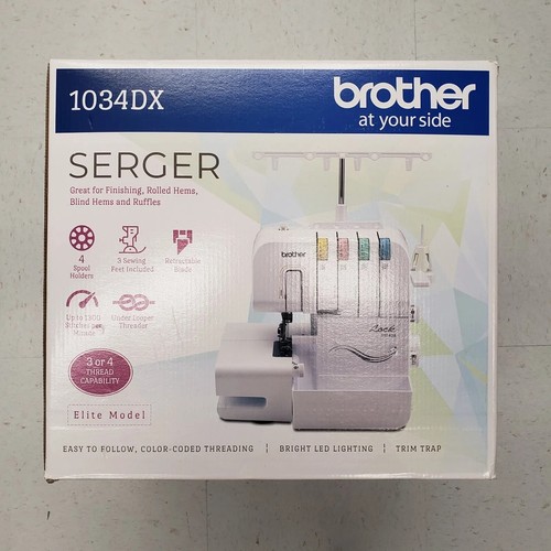 Brother 1034DX 3/4 Thread Serger Machine for sale online | eBay