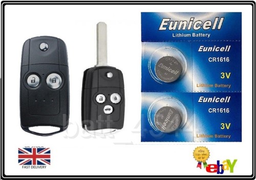 2 X CAR KEY FOB REMOTE BATTERIES HONDA CIVIC HRV CRV JAZZ CRZ CR1616 | eBay