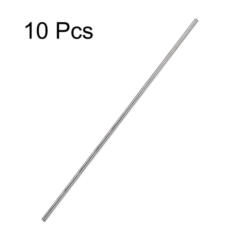 10pcs Solid Round Rod 304 Stainless Steel 3mm x 300mm for RC DIY Craft ...