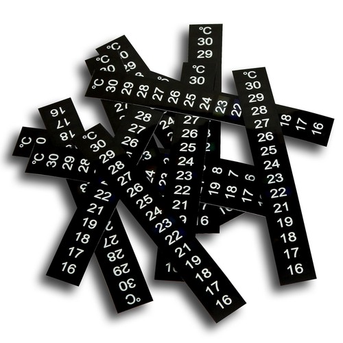 LCD THERMOMETER STRIP SELF ADHESIVE HOME BREW WINE BEER CIDER - UK ...