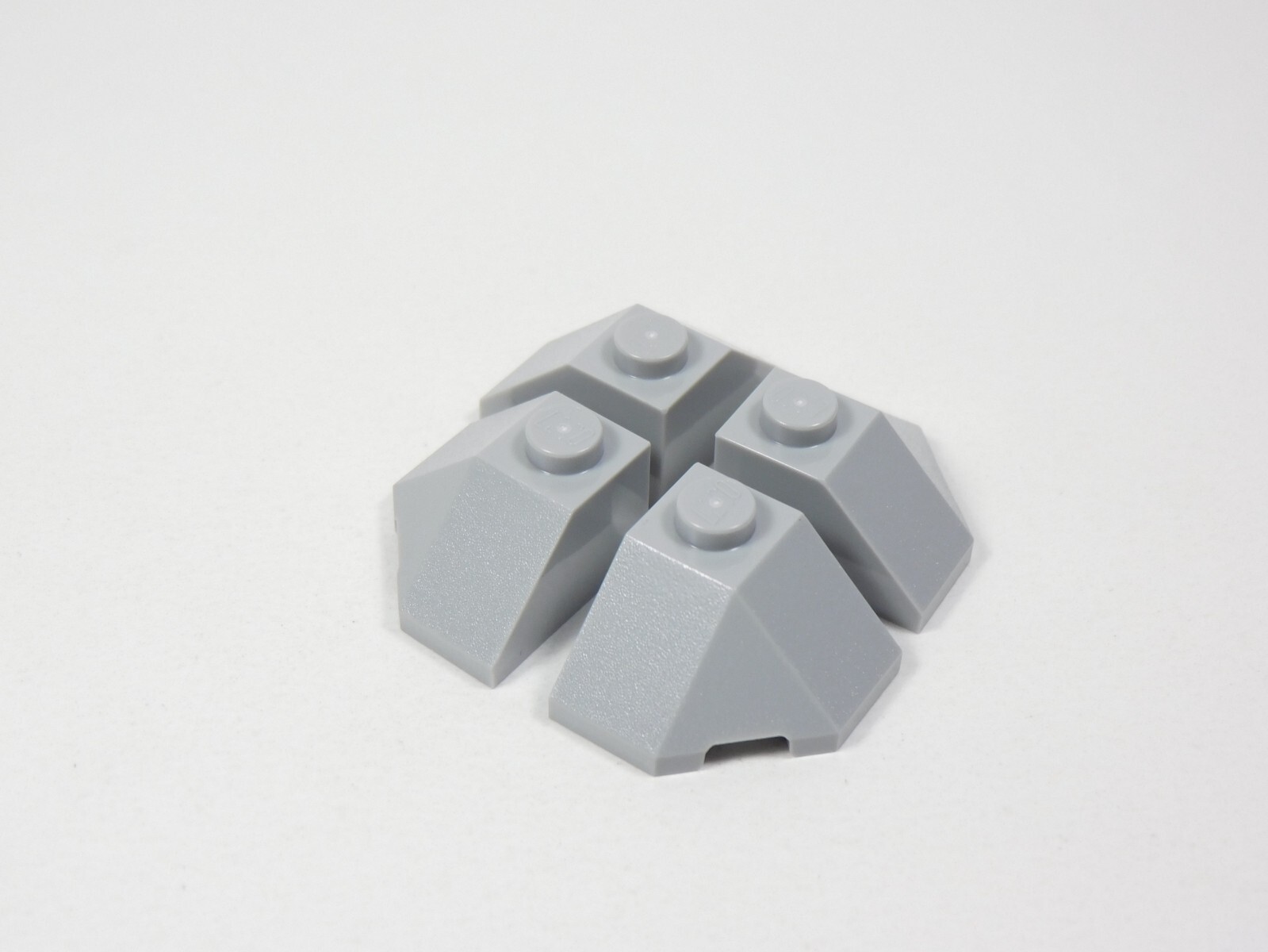 LEGO 4 Light Bluish Gray 2x2 Corner Wedge Slopes R8 | eBay