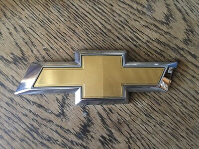 Chevrolet Bowtie Rear Chevy Bezel GM OEM Part 23166689 Gold Emblem Logo ...