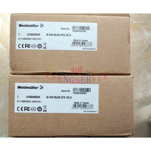 1PC New Weidmuller 1240840000 IE-SW-BL05-5TX Ethernet Switch | eBay