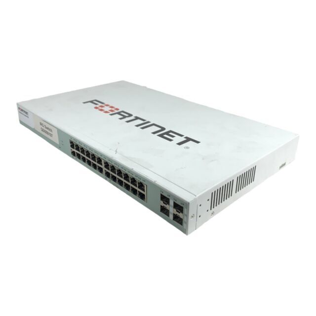 Fortinet FortiSwitch FS-224B-POE 24 Ports Rack Mountable Ethernet SFP ...