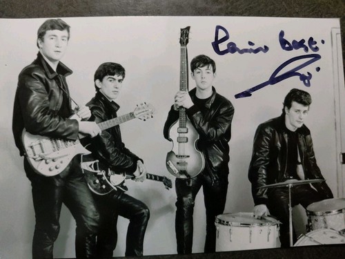 PETE BEST Authentic Hand Signed Autograph 4X6 PHOTO - THE BEATLES ...