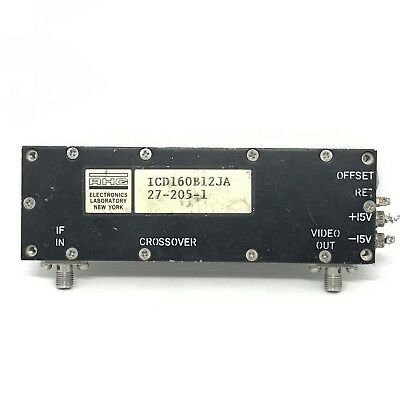 479.25Mhz 15V SMA IF Log Video Amplifier RHC ICD160B12JA | eBay
