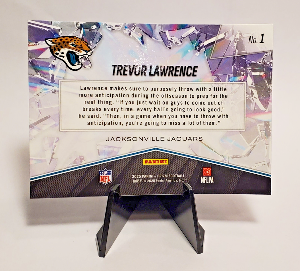 Trevor Lawrence 2025 Panini Prizm - Prizm Break #1 Insert - Jaguars | eBay