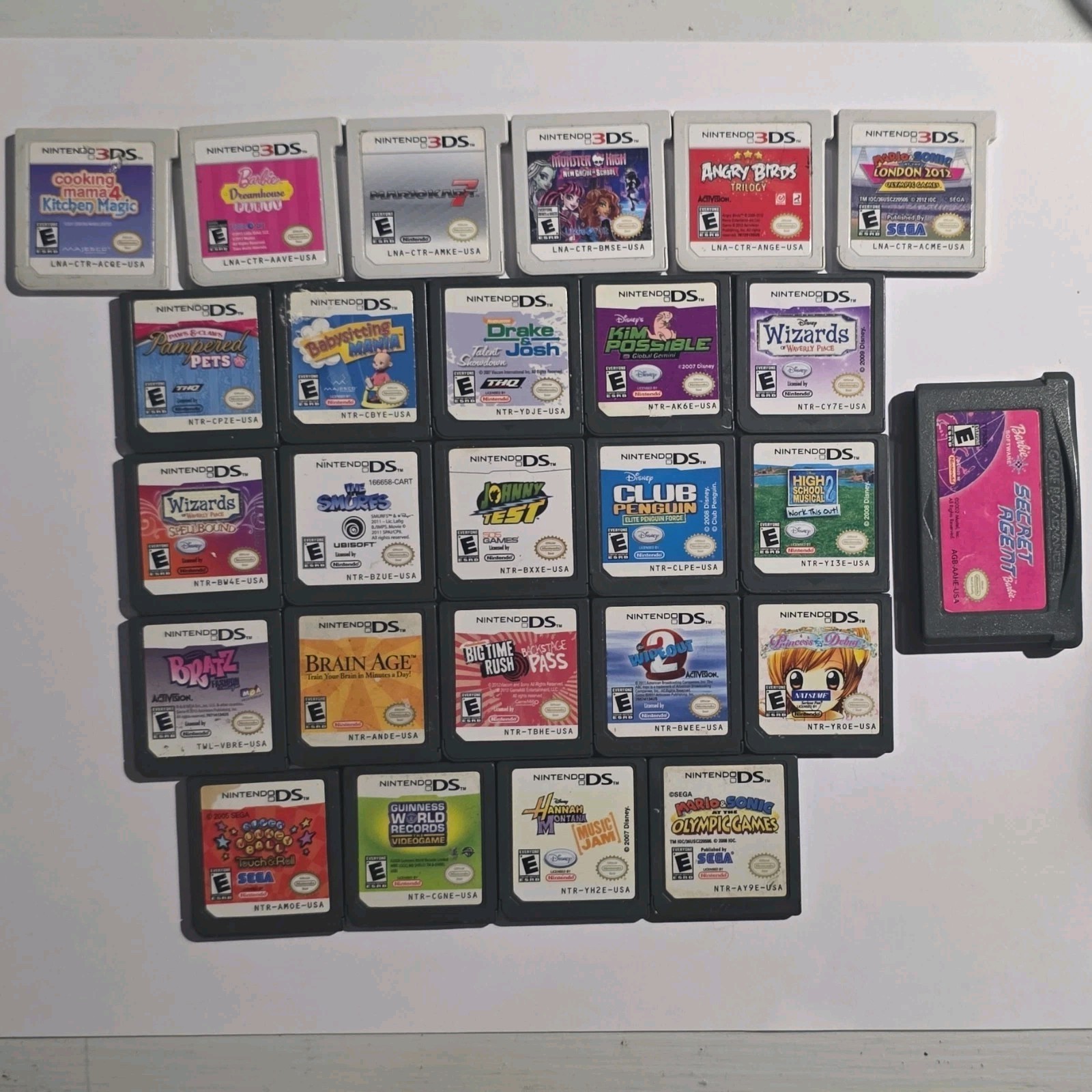 Disney Various Family/Kids Nintendo DS Game Boy Advance NTSC-U/C E ...