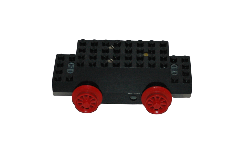 Lego® 12V TRAIN Railway Motor OLD Version in BLACK Wheels RED | eBay