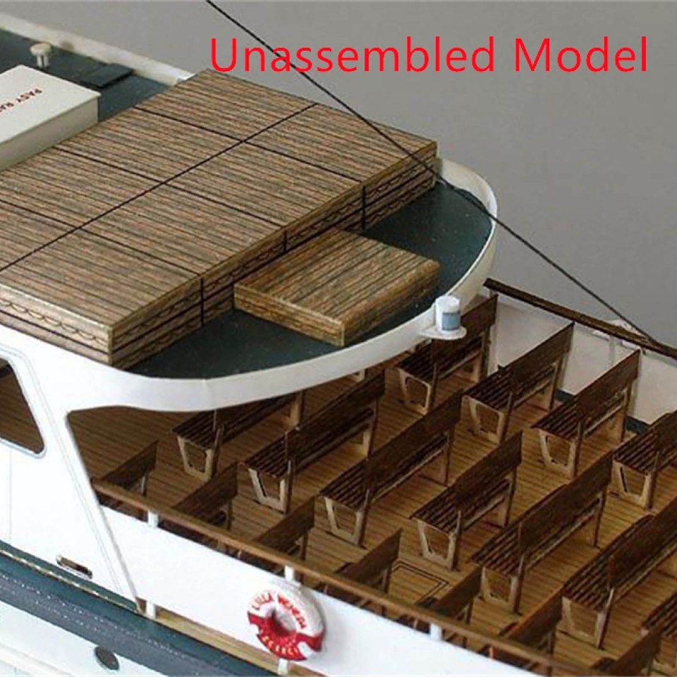 3D DIY PAPER MODEL 1/100 Scale Polish Baltic Fleet Coastal Ferry Lilla ...