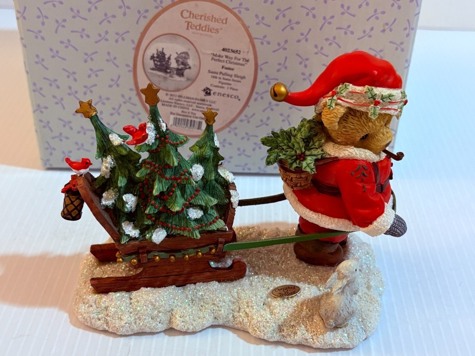 Cherished Teddies Make Way for the Perfect Christmas Foster Figurine ...