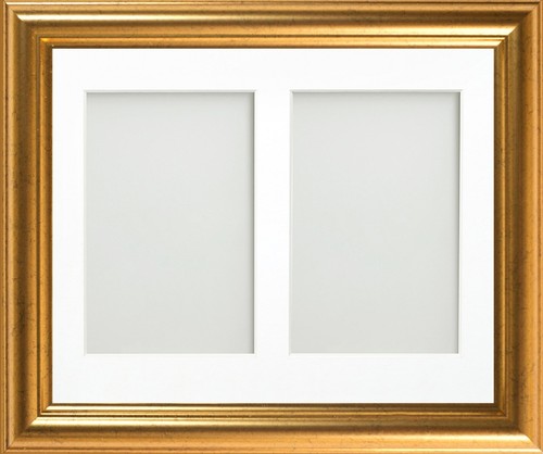 Multiple Photo Picture Frames Eldridge Gold With Multi Aperture Collage ...