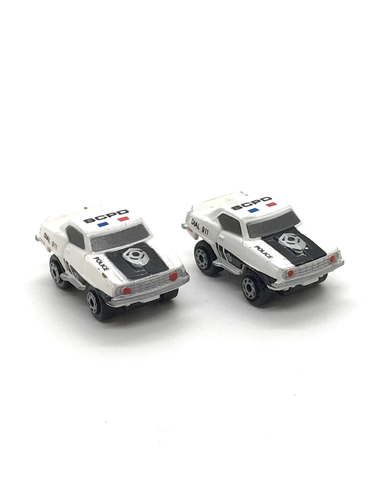 (2) VTG MICRO MACHINES CHEVROLET '69 CAMARO POLICE CAR SCPD 1990s ...