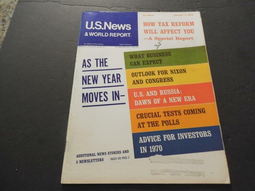 US News & World Report Jan 5 1970, Tax Reform, U.S. and Russia ID:25166 ...