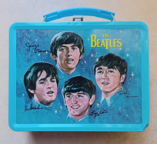 The Beatles 2013 Signature Metal Lunch Box w/ Thermos Edition ...