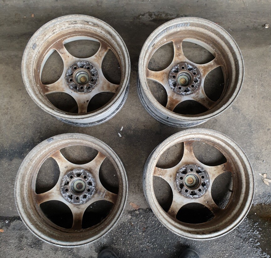 JDM 16" Enkei Circlac rims wheels for is200 dc5 rsx ek9 dc2 300zx fd3s ...