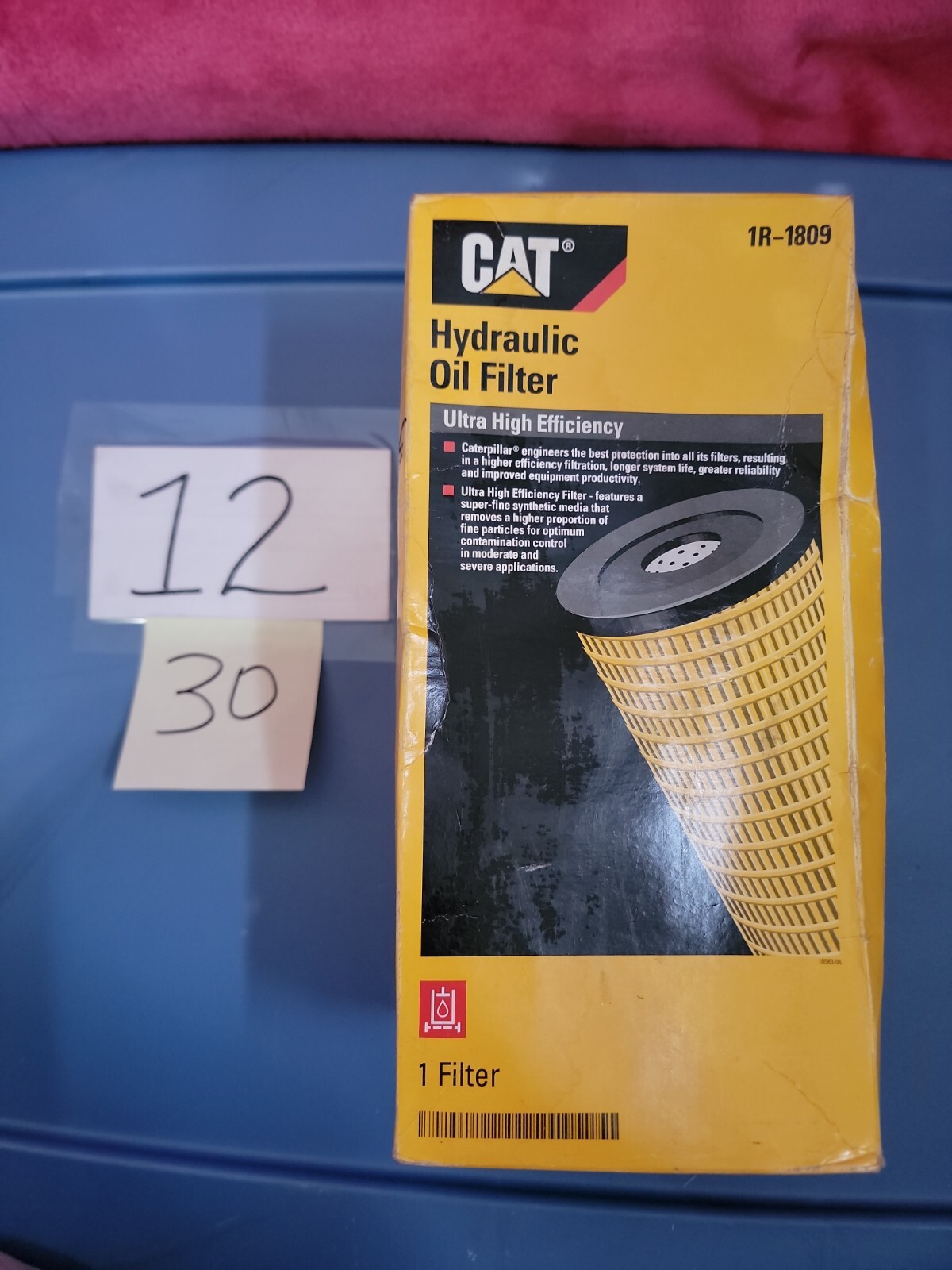 FILTRO DE ACEITE HIDRÁULICO GENUINO CAT Caterpillar Cat 1R-1809 1R1809 ...