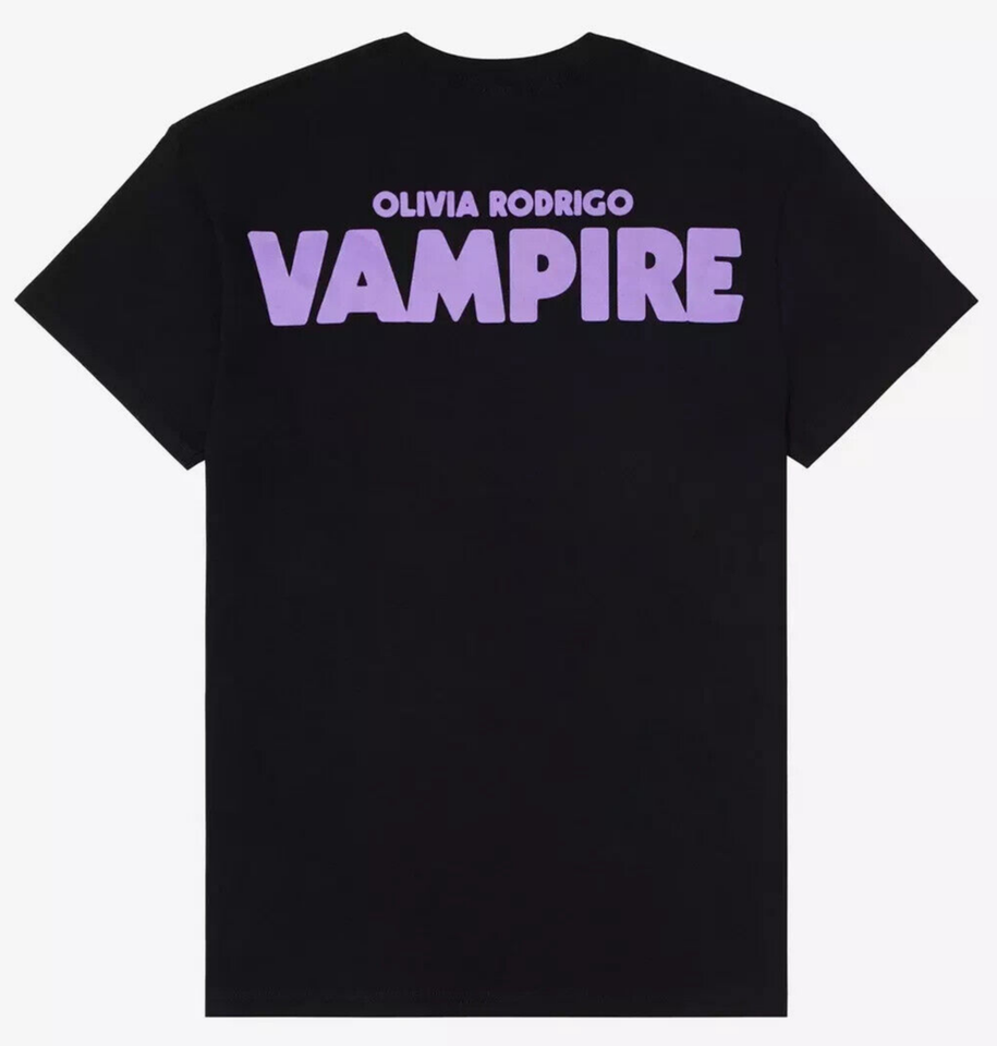 Olivia Rodrigo HOT TOPIC VAMPIRE T-Shirt Size XL NEW! | eBay
