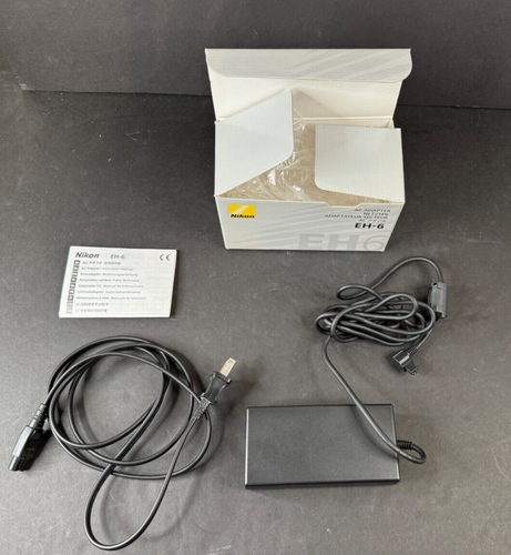 Original Nikon EH-6 AC Power Adapter for Nikon D2,D3 Series, D200 etc ...