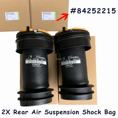 2P Genuine 84252215 Rear Air Suspension Shock Bags For 13-19 Cadillac ...