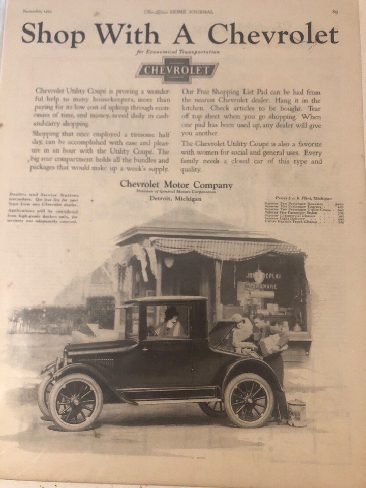 Chevrolet Ephemera/memorabilia | eBay