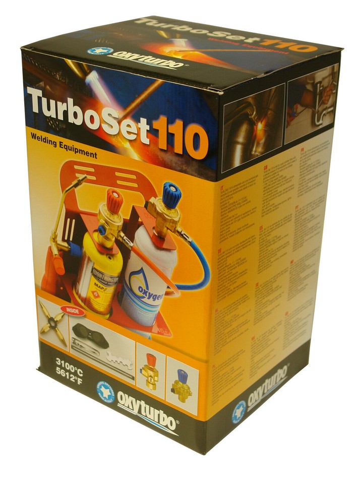 Oxy Turbo Set 110 Gas Welding/Brazing Oxygen & Map Gas - Free Express ...