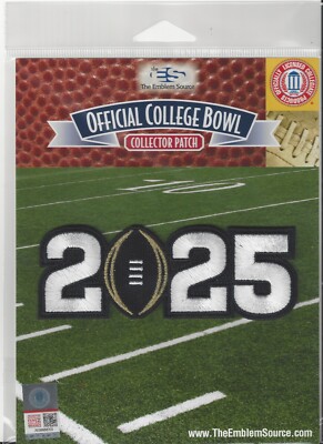 2025 CFP College National Championship Patch Notre Dame Ohio State ...