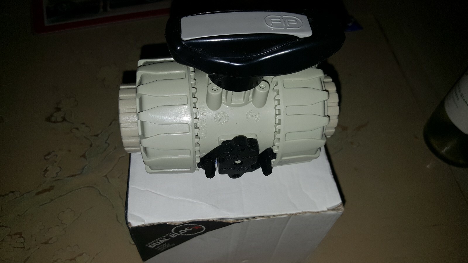 NEW FIP Dn10-50 VDK DUAL BLOCK 2-WAY BALL VALVE 1" Duel Block Lock PVC ...