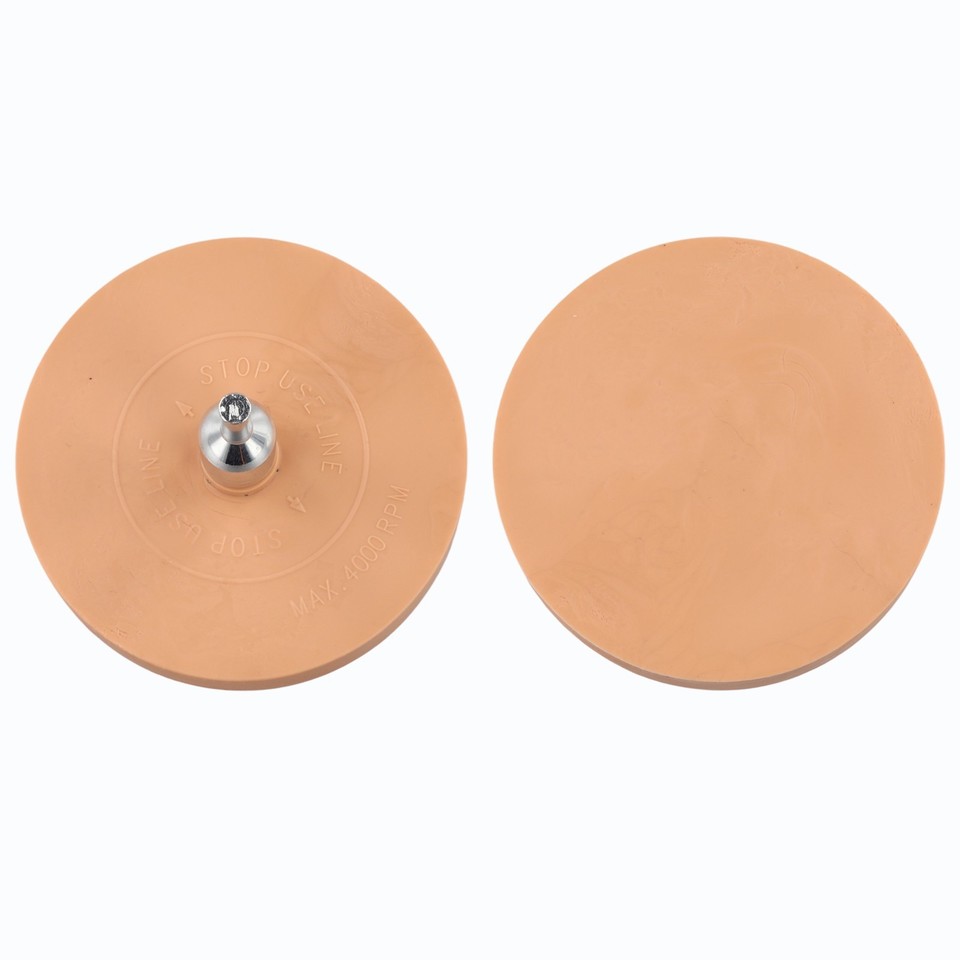 Rubber Sticker Remover Wheel 88mm for Improved Cleaning with Drill Use ...