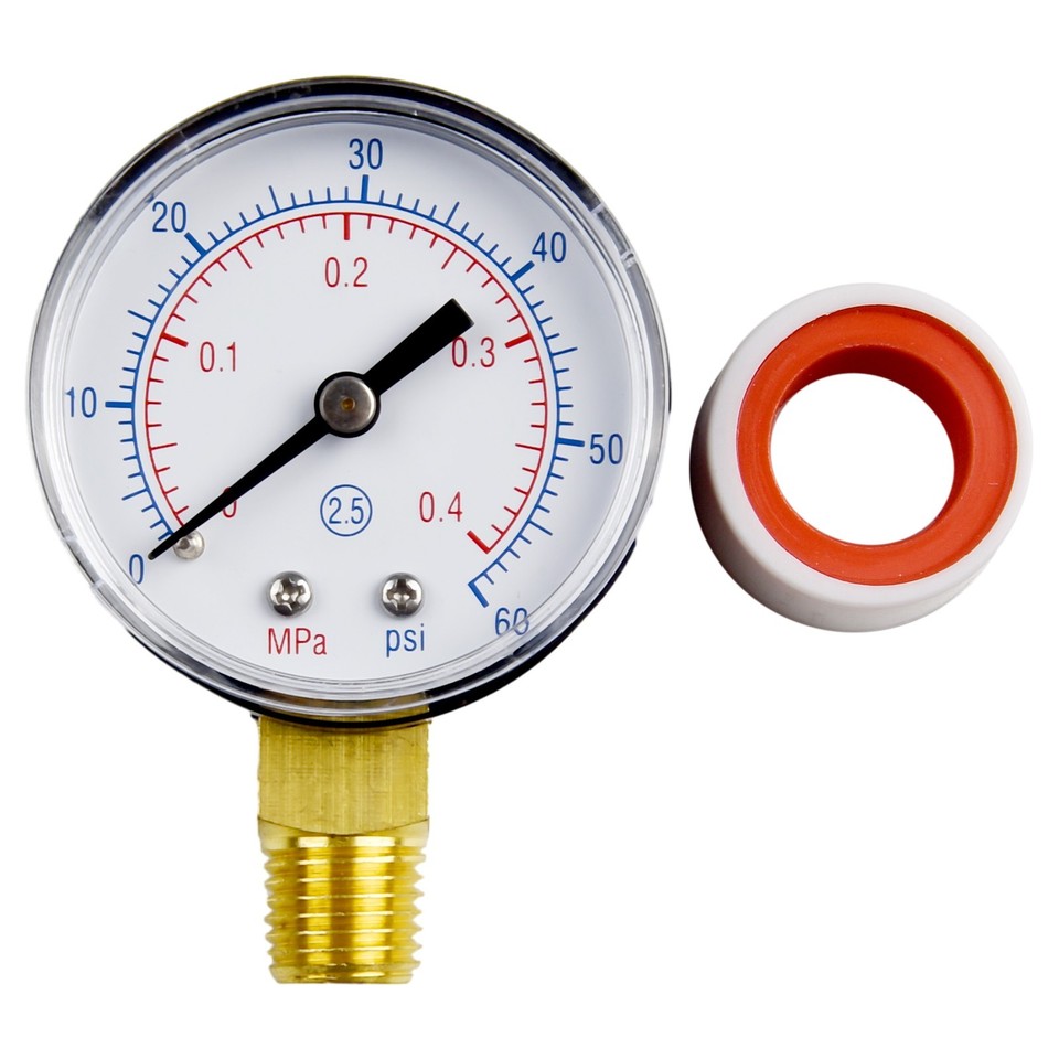 Pressure Table Pressure Gauge Water Pressure Gauge 1 Pc ECX270861 Parts ...