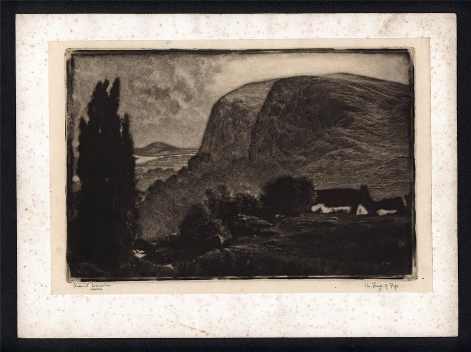 David Waterson Mezzotint The Fringe Of Fife Scotland | eBay UK