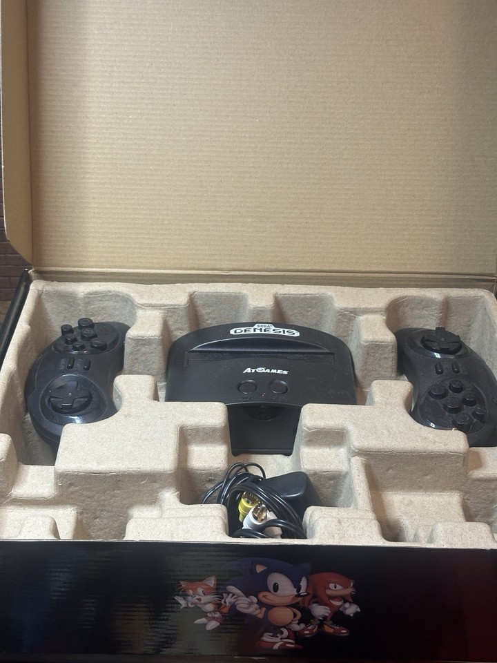 SEGA GENESIS Classic Mini Game Console w/ 80 Built-In Games Wireless ...