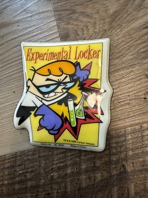 Dexter's Laboratory puffy Locker Magnet Cartoon Network sasco 2000 ...