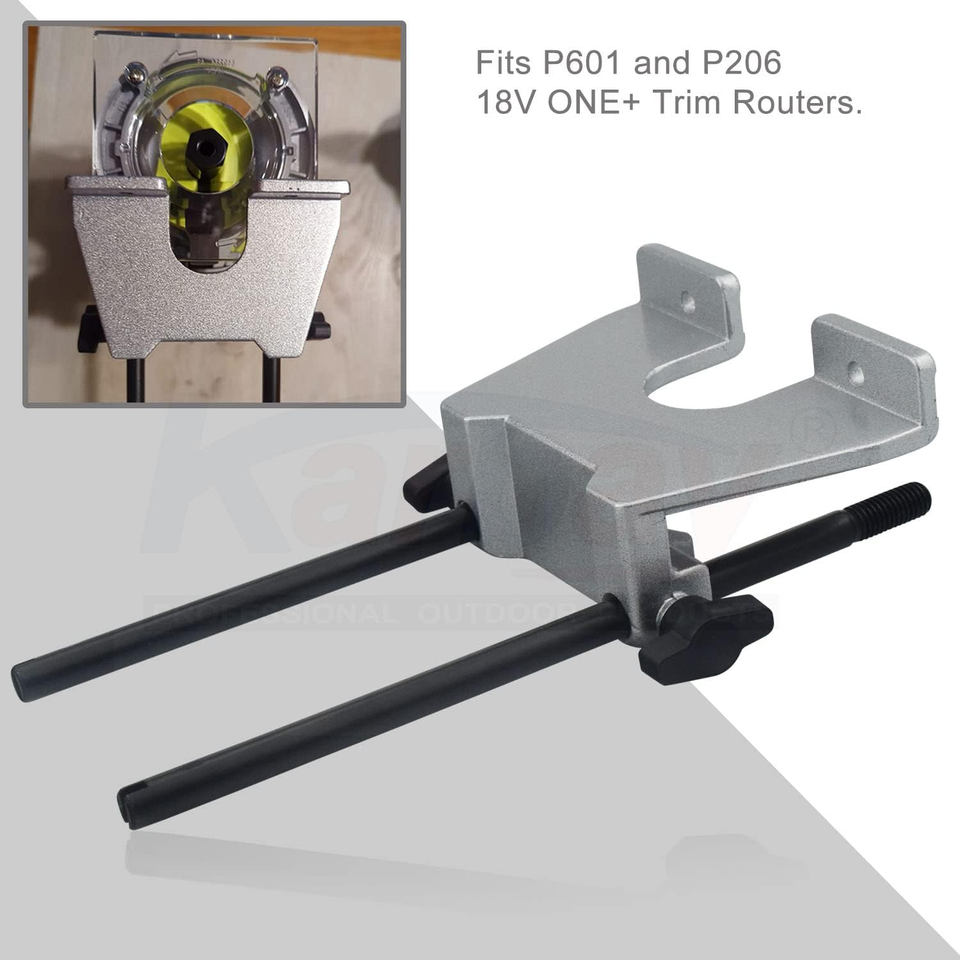 Edge Guide Assembly with Ryobi P601 & P206 18V ONE+ Trim Routers, Fits ...