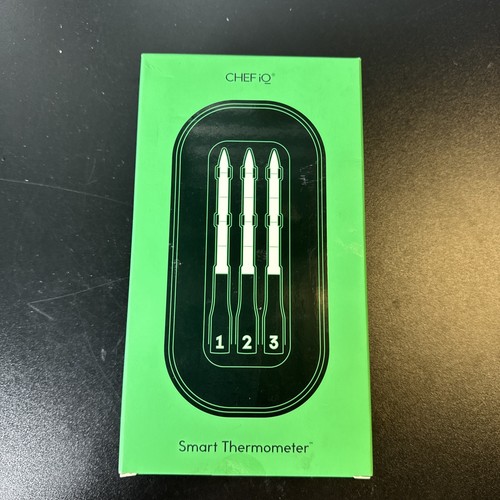 CHEF iQ Sense Smart Wireless Meat Thermometer with 3 Ultra-Thin Probes ...