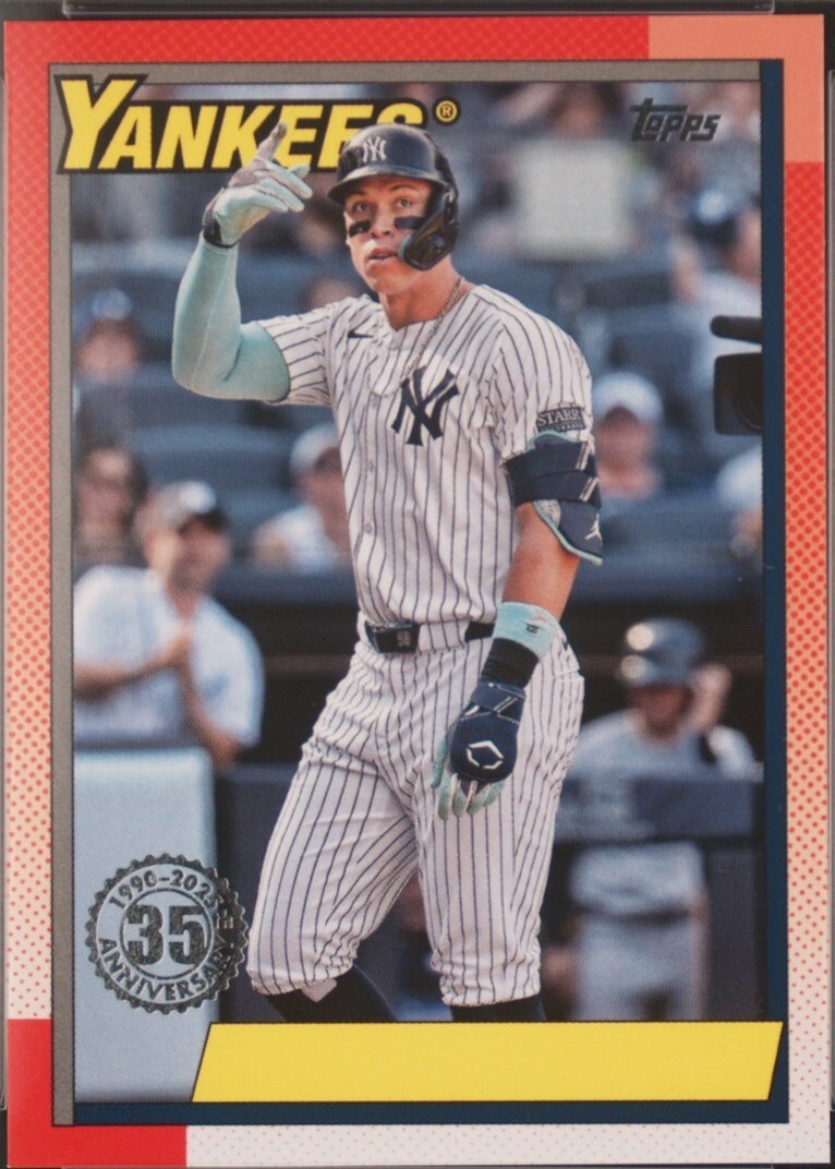 2025 Topps Series 1 - 1990 Topps Baseball Aaron Judge #T90-57 No Name ...