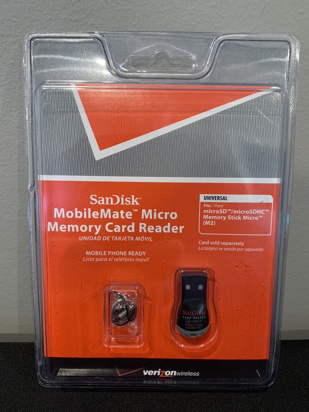 Verizon Wireless SanDisk MobileMate Micro Memory Card Reader for sale ...