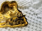 Vintage MFA Museum of Fine Arts Signed Gold Tone Crouching Tiger Pin ...
