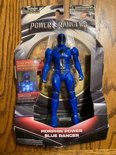 Bandai Saban's Power Rangers Mighty Movie Morphin Blue Ranger 7" Figure ...