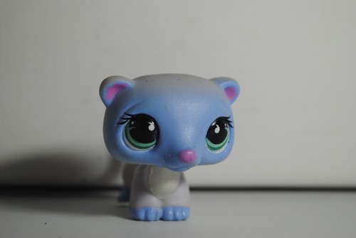 AUTHENTIC LPS Littlest Pet Shop Purple Ferret #880 | eBay