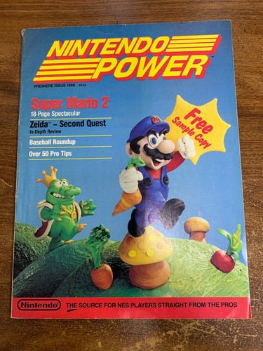 Nintendo Power #1 First Premiere Issue July1988 Free Sample Copy ...