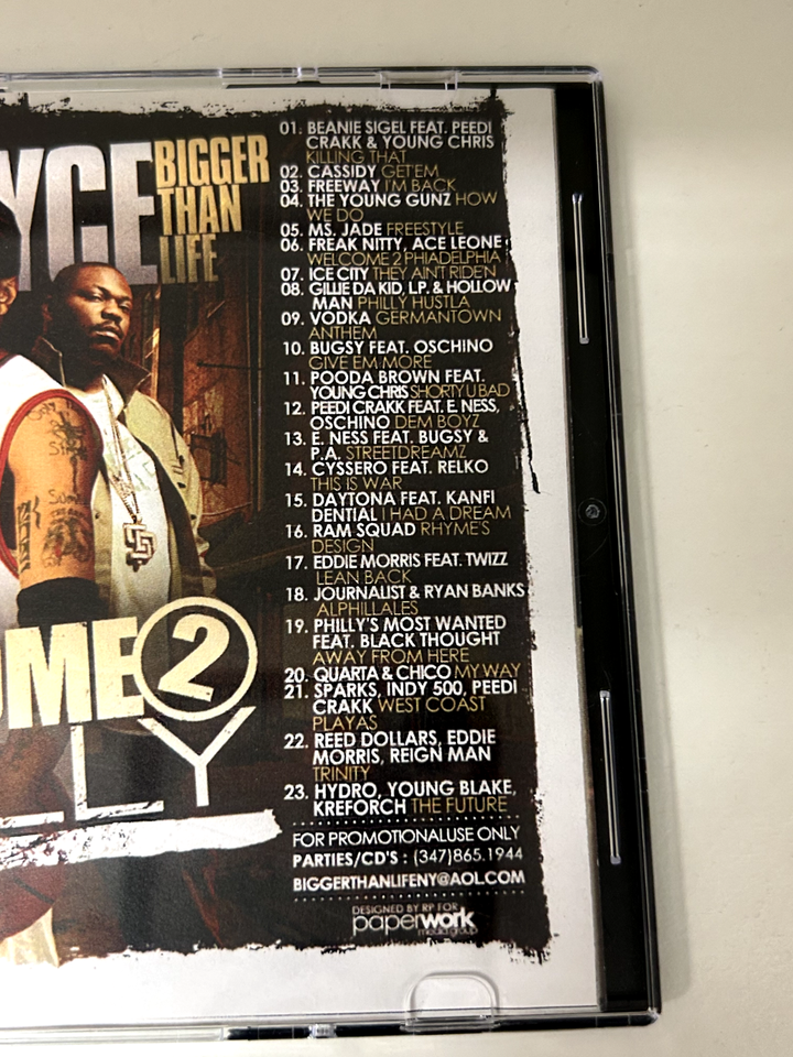 RARE DJ E-NYCE WELCOME TO PHILLY MIXTAPE MIX CD CASSIDY BEANIE SIGEL | eBay