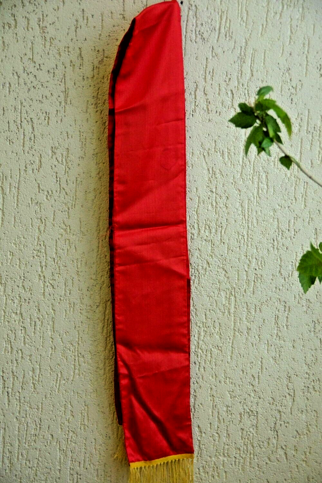 Vintage Soviet Pennant Ribbon Shoulder Communist Promsvyaz Propaganda ...