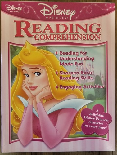 Disney Princess READING & COMPREHENSION Learning Workbook. Little ...