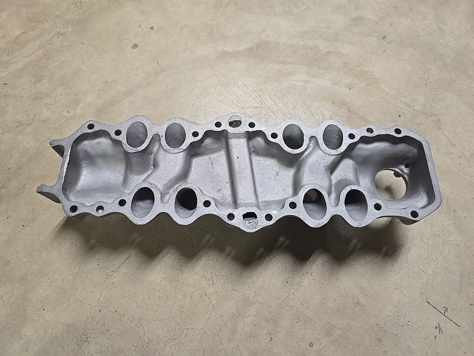 1939-1948 Edmunds Ford Flathead 2x2 Aluminum Intake Manifold | Vintage Part