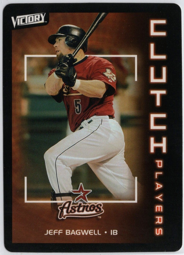 2003 Upper Deck Victory Clutch Players Jeff Bagwell Card | eBay