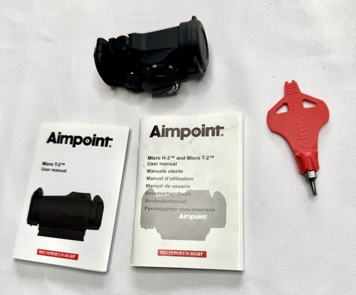 Aimpoint Micro T-2 Red Dot Sight - 2 MOA - No Mount Included - 200180 ...