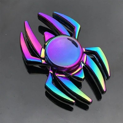 Spider Alloy Fidget Spinner Stress Relief Toy for Kids Adults Halloween ...