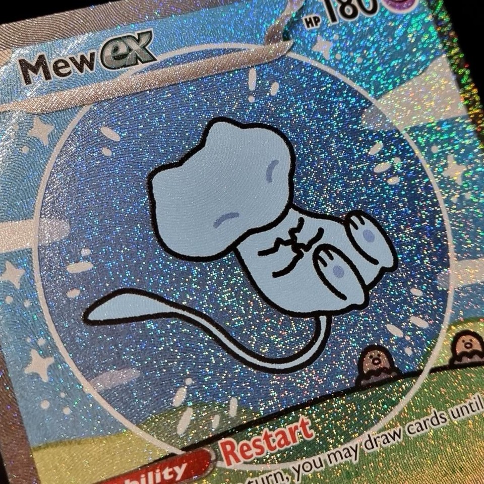 Paldean Fates Bubble Mew EX English SIR 232/091 Pokémon TCG 2024 USGMEN ...