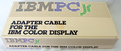 IBM PCjr Adapter Cable for the CGA Color Display Vintage | eBay